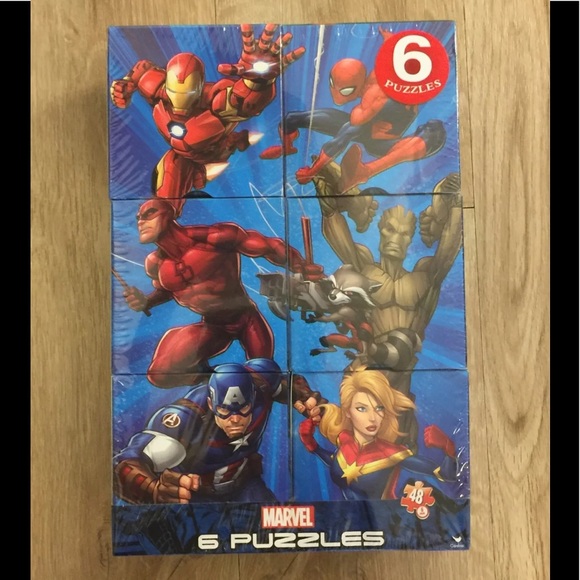 Marvel | Toys | Marvel Puzzles 6 Pack | Poshmark
